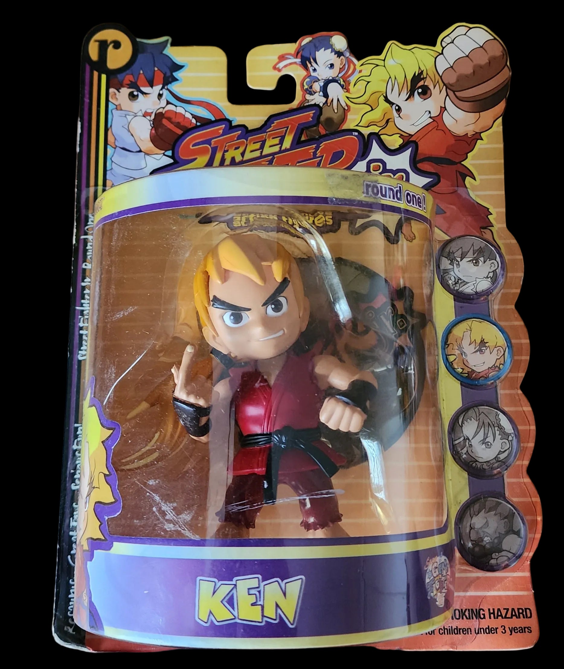 Ken Masters ReSaurus "Street Fighter Jr." Round 1 Action Figure (Seale ...