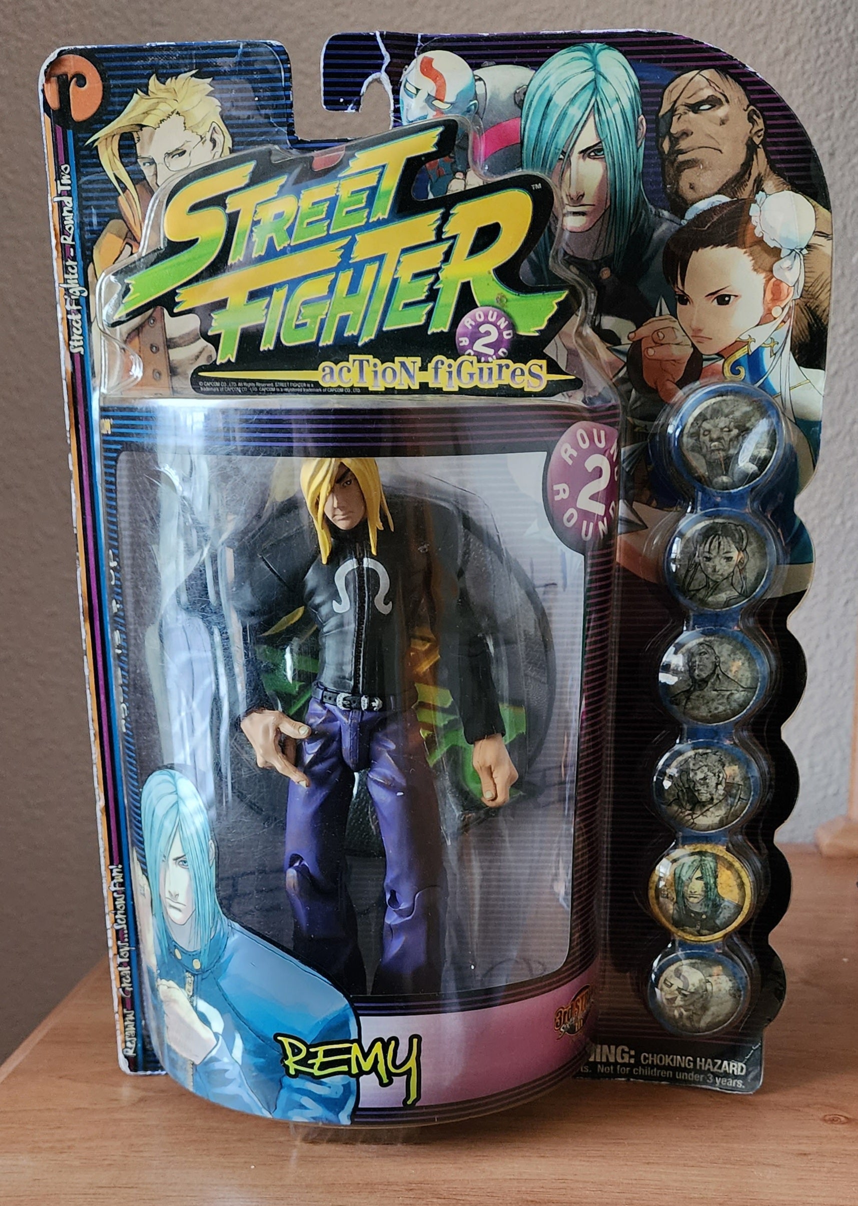 Remy ReSaurus Street Fighter Round 2 Action Figure (2P Color Variant ...