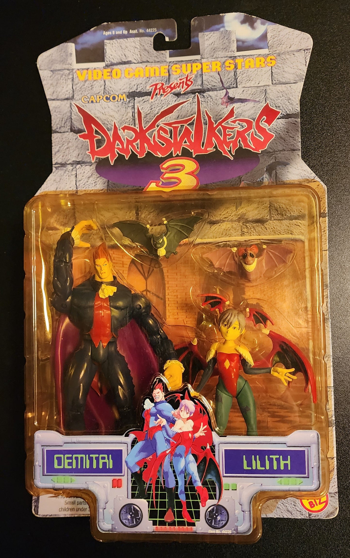 Darkstalkers 3 Demitri & Lilith Toy Biz 2-Pack Action Figures (Sealed ...