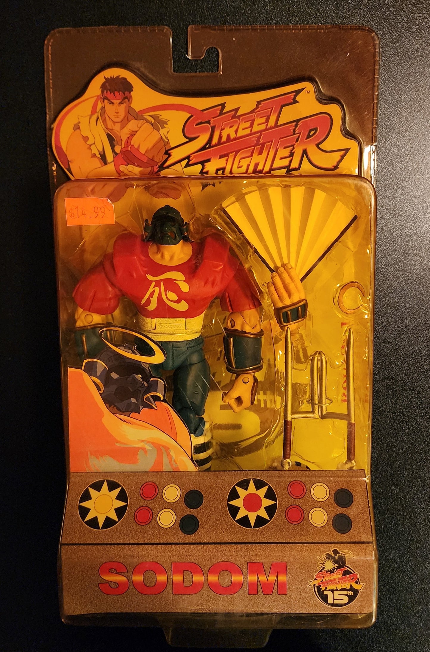 Sodom SOTA Street Fighter Action Figure - Round 1 (Orange Box) – TFG Shop