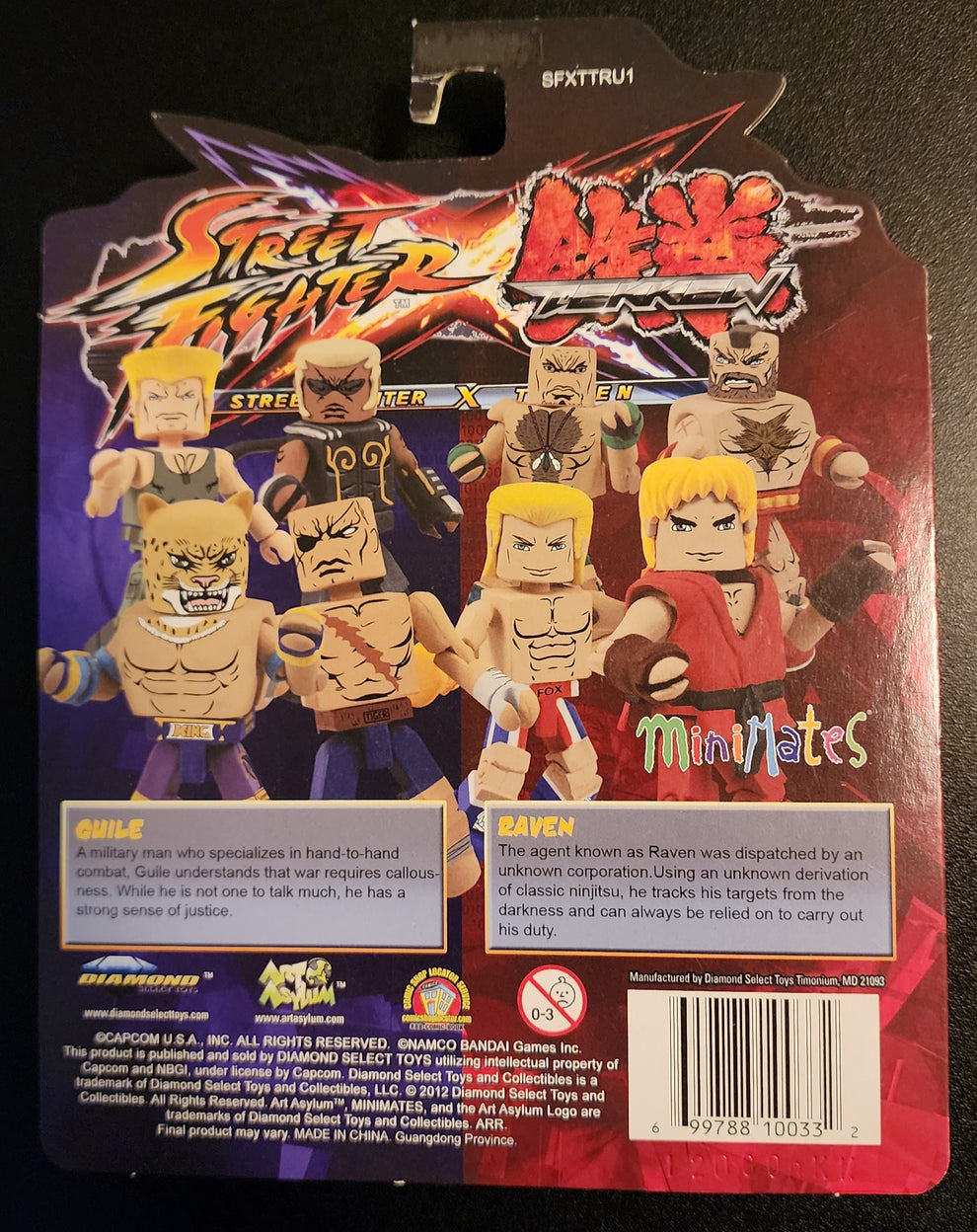 Street Fighter x Tekken MiniMates - Guile and Raven Figures – TFG Shop