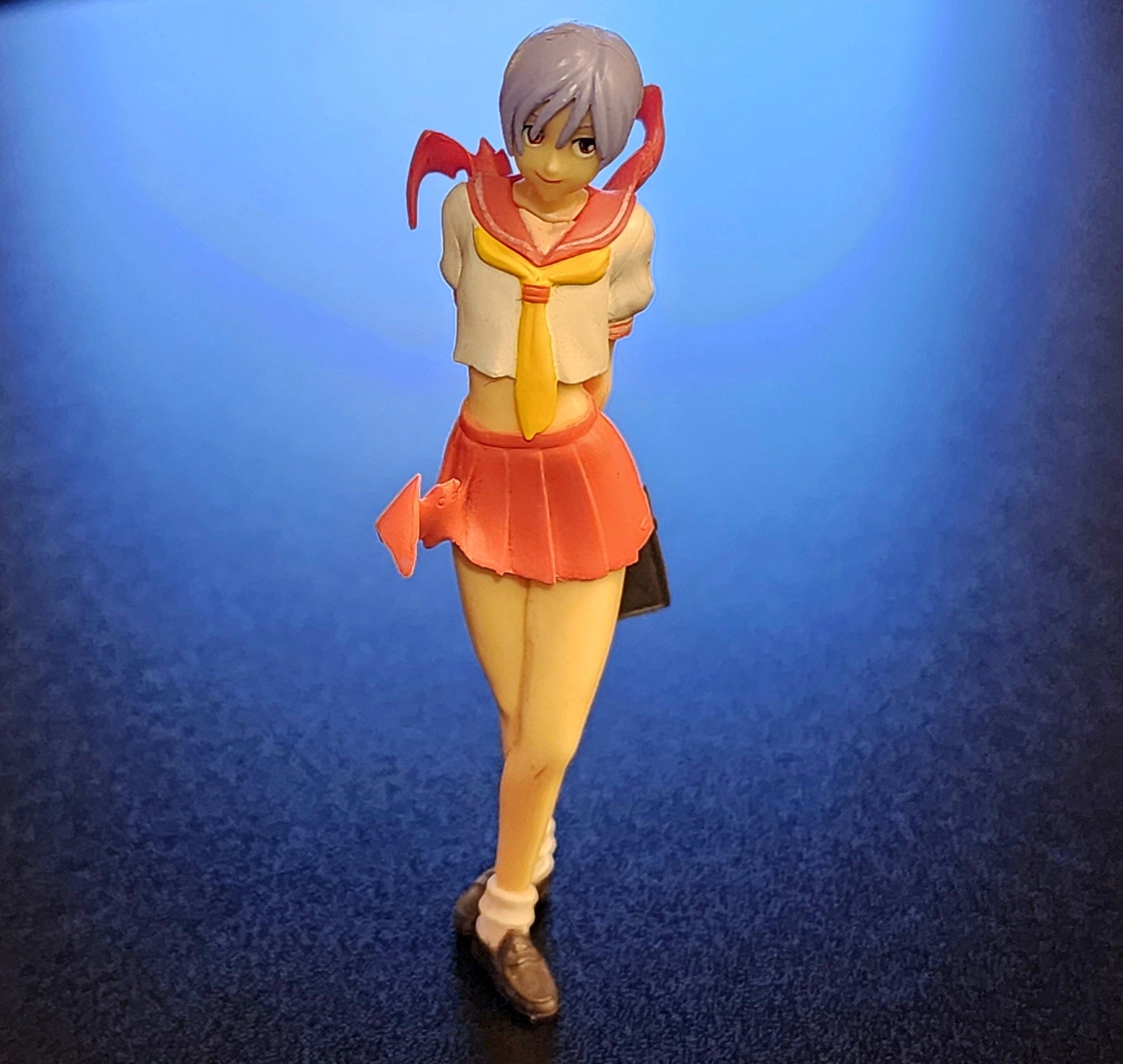 Lilith Aensland Darkstalkers "Sakura" Schoolgirl Cosplay Figure – TFG Shop