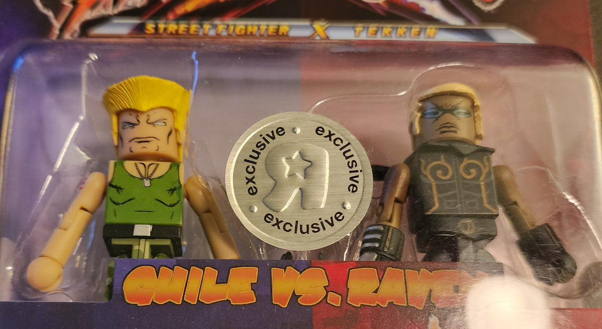 Street Fighter x Tekken MiniMates - Guile and Raven Figures – TFG Shop