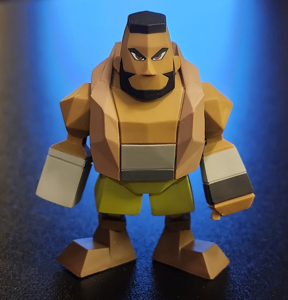 Barret Wallace Final Fantasy 7 Polygonal Model Figure – TFG Shop