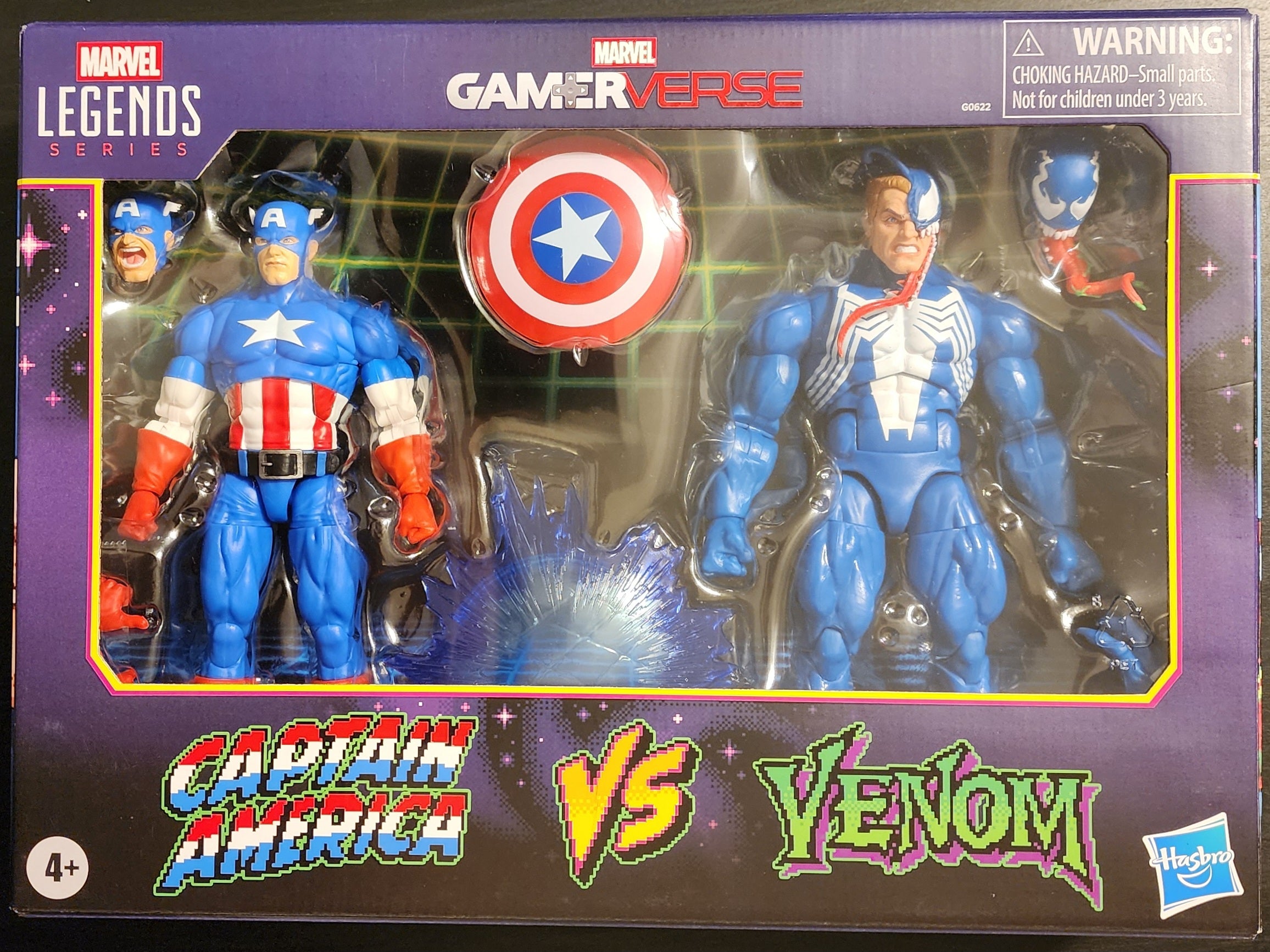 Captain America Vs. Venom MVC2 Gamerverse Hasbro Marvel Legends 2-Pack ...