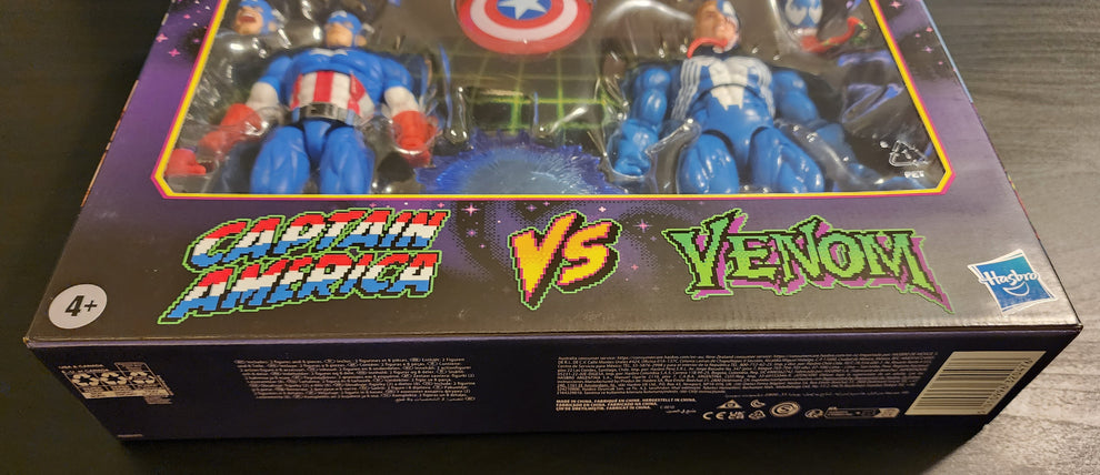 Captain America Vs. Venom MVC2 Gamerverse Hasbro Marvel Legends 2-Pack ...