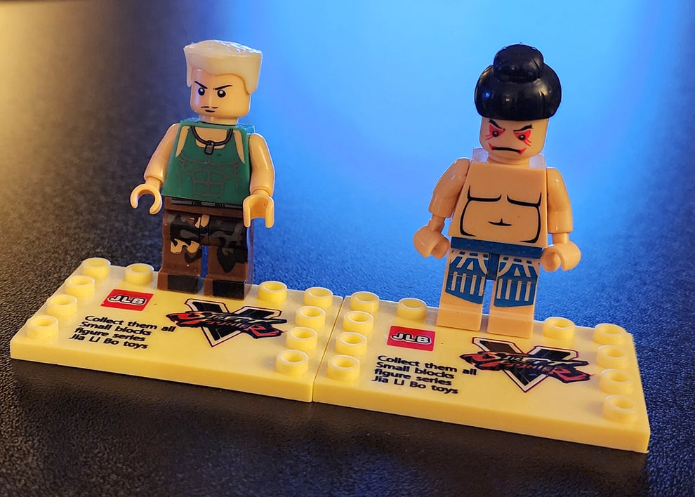 Street Fighter V Lego Style Characters Set (6 Figures!) LOT – TFG Shop